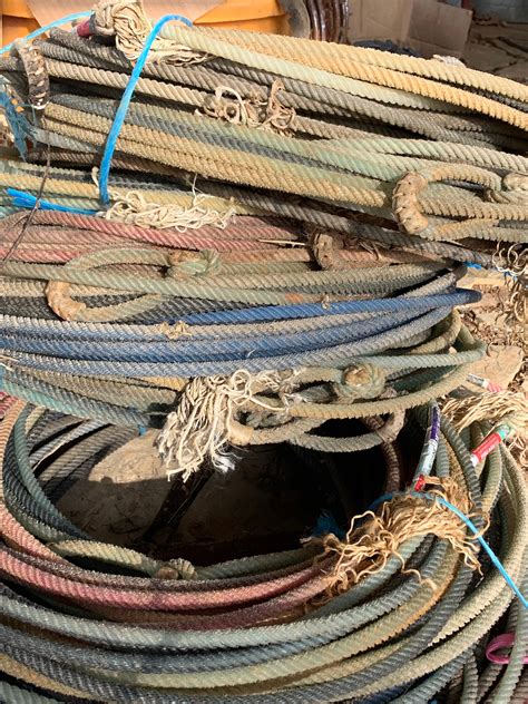 Real Used Cowboy Lariat Lasso Rope Western Decor Farmhouse Etsy
