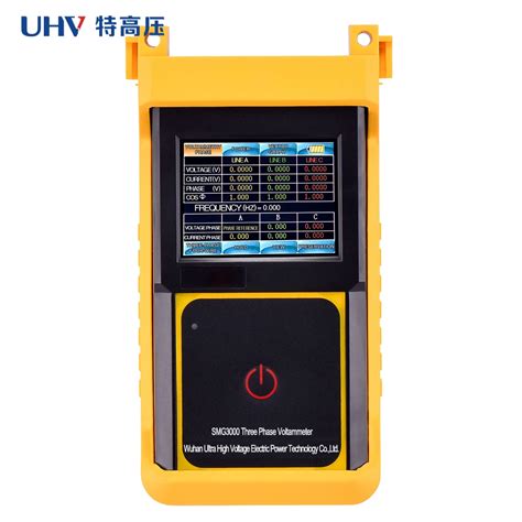 Smg3000 Portable Hand Held Triple Phase Phase Voltammetermeasurement