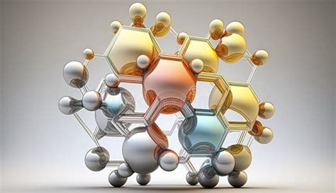 Molecular Structure Illustration Stock Illustration Illustration Of