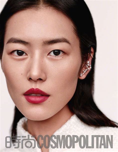 Liu Wen Poses In Chic Styles For Cosmopolitan China Liu Wen Makeup And Hair Salon Fashion