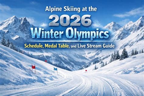 Alpine Skiing At The 2026 Winter Olympics Live Facebook