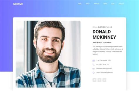 15 Bootstrap User Profile Page Design Examples Onaircode