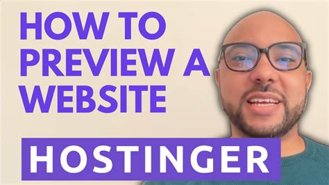 How To Preview A Website In Hostinger Website Builder Bens Experience