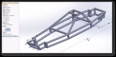 Solidworks Weldment Sketch From Solid Model Tutorial Goengineer