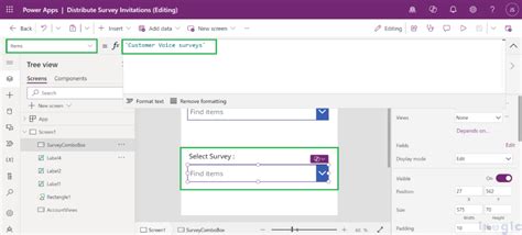 Automate Creating Customer Voice Survey Invitations Using Canvas Power Apps Microsoft Dynamics