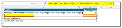 How To Count Words In Excel Cells