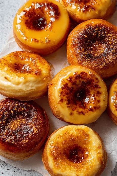 Baked Crème Brûlée Donuts