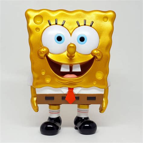 Spongebob Dx Gold With Pouch By Secret Base X Toyartgallery The Toy Chronicle