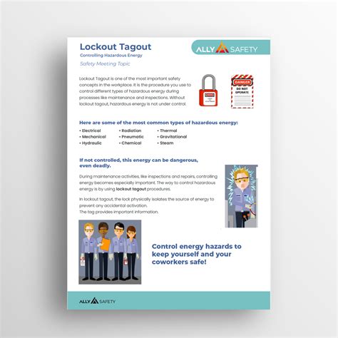 Lockout Tagout Toolbox Talk Guide