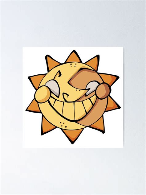 Sundrops Face Poster By Yobaiart Redbubble