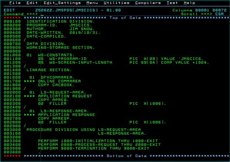 develop support or debug cobol batch or cics programs by jimsnow fiverr