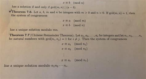 solved i need help with 7 6 let a b m and n be integers