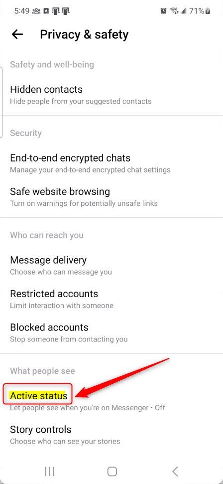 How To Manage Active Status In Messenger App Geek Rewind