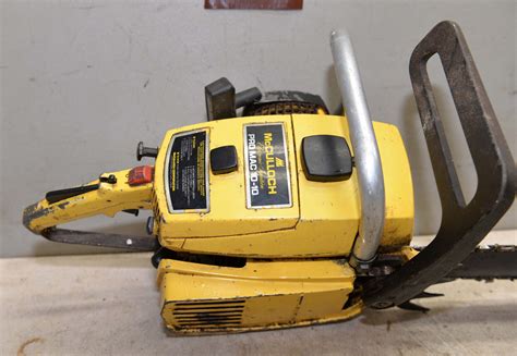 Mcculloch Pro Mac 10 10 Collectible Vintage Monster Logging Chainsaw 18