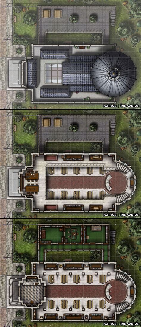 Dnd Small Library Map