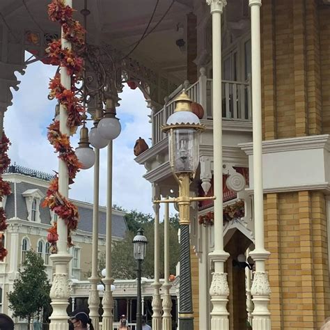 Golden Lampposts Installed In The Magic Kingdom For Disney Worlds 50th