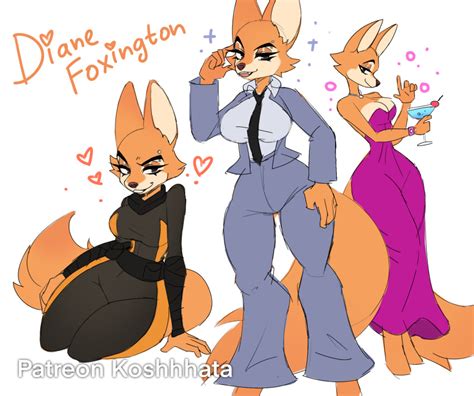 Rule 34 Badguys Diane Foxington Dreamworks Dreamworks Animation Dress