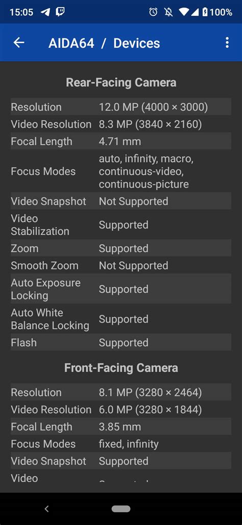 Is There Really An Imx 586 Sensor On This Phone Then Why The App Doesnt Mention It Aida64