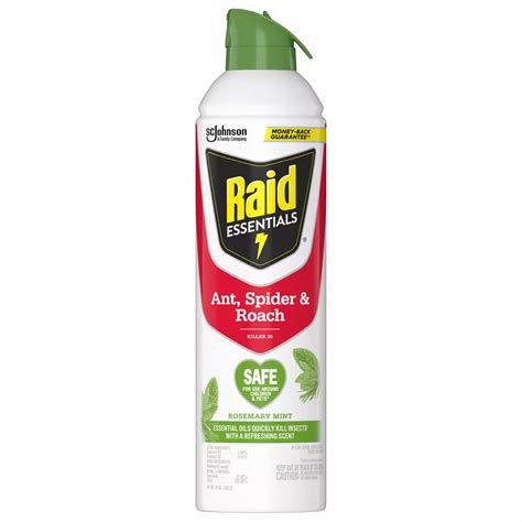 Raid Essentials Ant Spider And Roach Killer 27 Rosemary Mint Shop Insect Killers At H E B