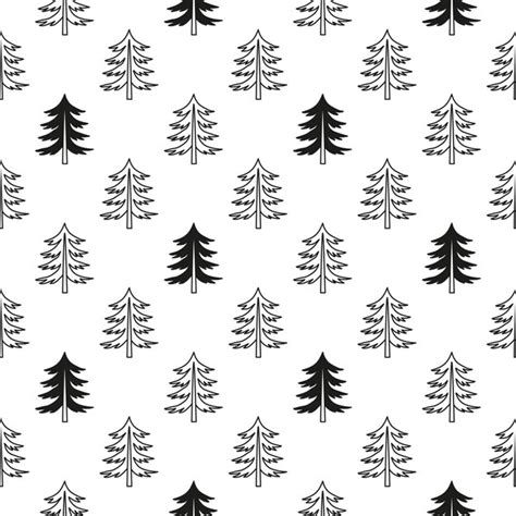 Pine Tree Stencil Pattern Images Free Download On Freepik