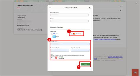get started with oci and oci console using a free account