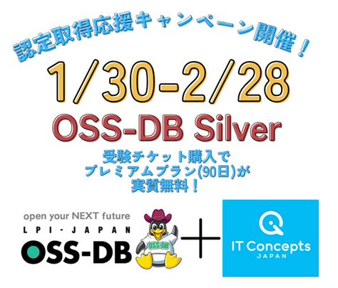 【lpi Japan認定教材】oss Db Silver Ver30 問題集 Azure Gcp Comptia試験に合格するなら It Concepts Japan