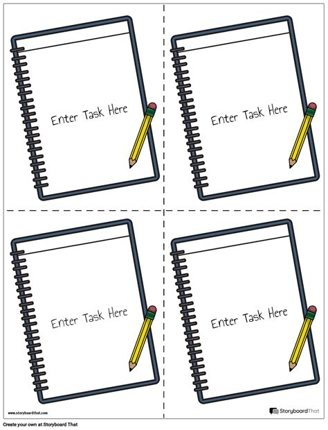 Free Editable Task Card Templates