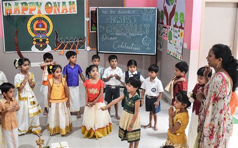 Onam Celebration At Kindergarten 2022 Bgs Public School