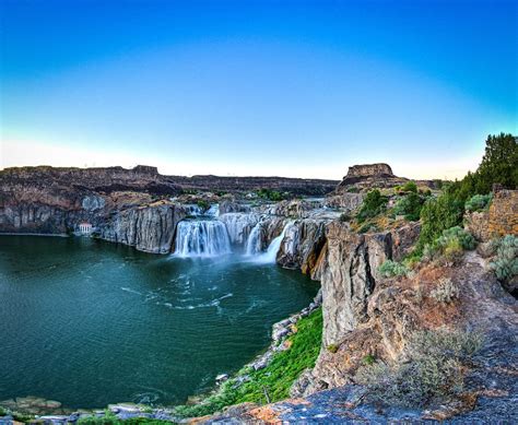 Located At The Edge Of Twin Falls Shoshone Falls Is A Natural Beauty