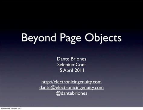beyond page objects pdf