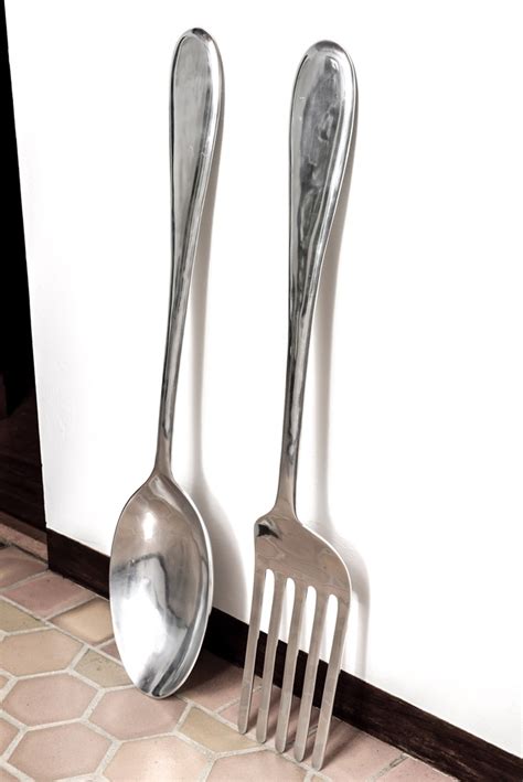 Wall Decor Large Spoon And Fork At Carmina Cox Blog