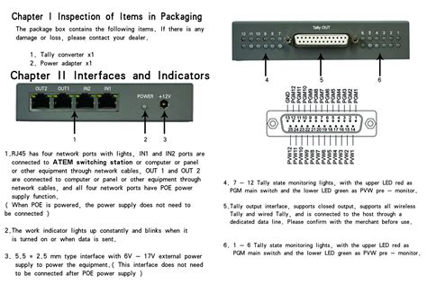 Tally Interface Over Ethernet Ip Transwan