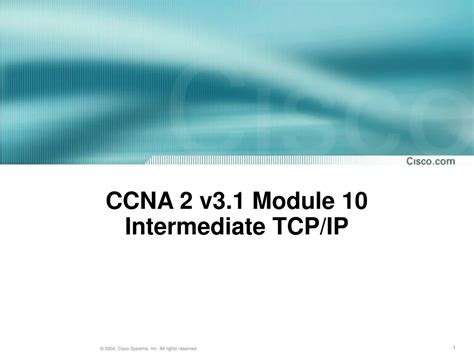 ppt intermediate tcp ip operations and flow control explained