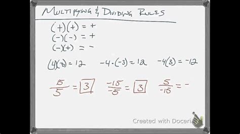 Integer And Fraction Rules Youtube Integer And Fraction Rules Youtube