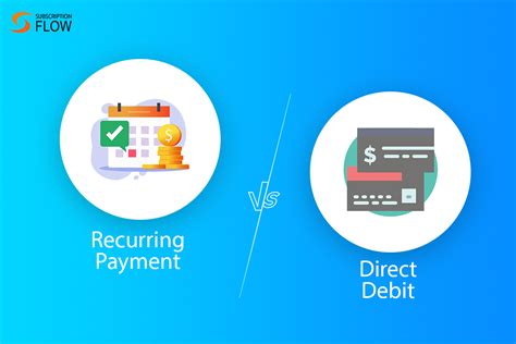 Direct Debit Vs Recurring Payment Subscriptionflow