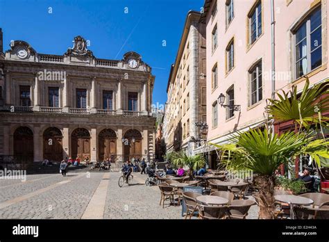 France Rhone Lyon Historical Site Listed As World Heritage By Unesco Vieux Lyon Old Town Place