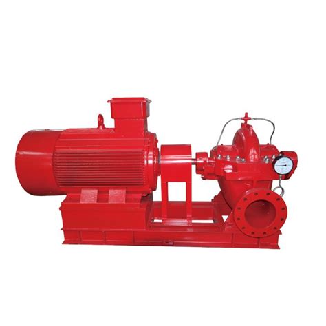 Horizontal Split Case Electric Emergency Fire Pump For Fire Fighting