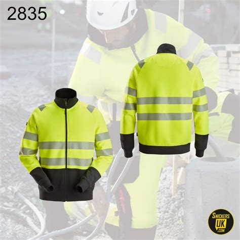 Snickers 2835 High Vis Class 2 Full Zip Jacket