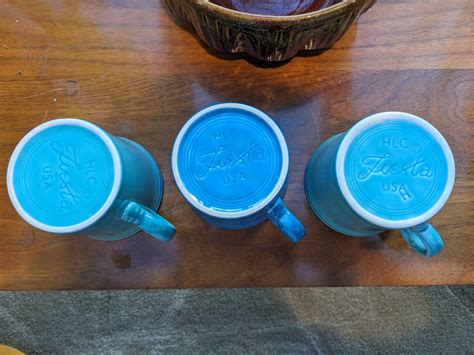 Turquoise And Peacock Rfiestaware