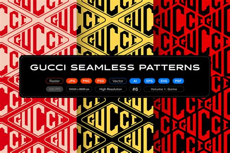 Gucci Seamless Patterns Vol 1 Game By Itsfarahbakhsh On Deviantart
