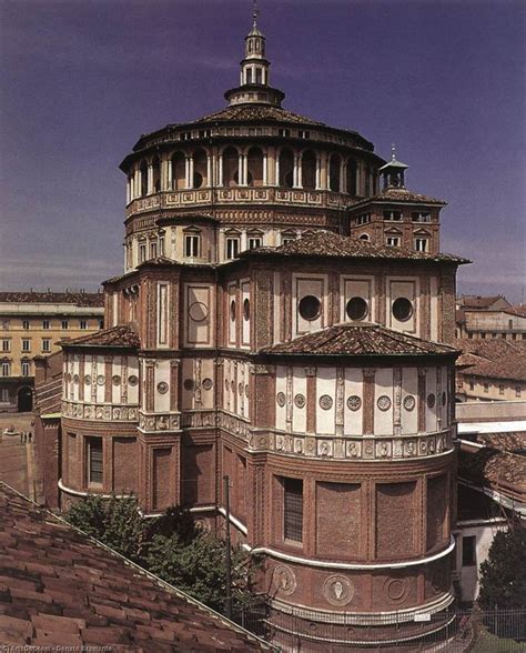 Art Reproductions Exterior Of The Church By Donato Bramante 1444 1514