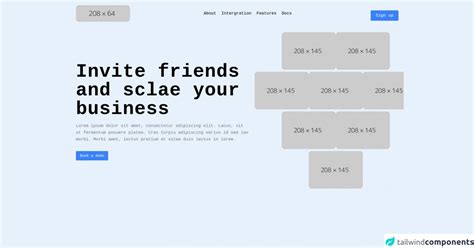 Tailwind Css Business Hero Header Headers