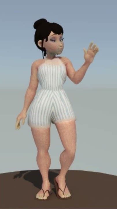 She Ft Poor Quality Skin Rendering Animation Art Digitalart Amanda