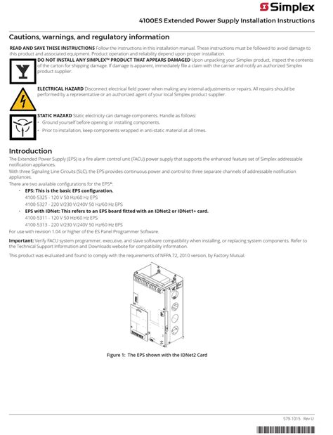 Simplex 4100 Es Manual