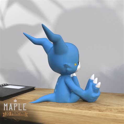 Veemon Digimon Supported 3d Model By Maple 3d Printing On Thangs