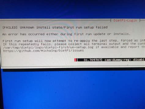 Problem Using Auto Install Feature Of Dietpitxt Troubleshooting