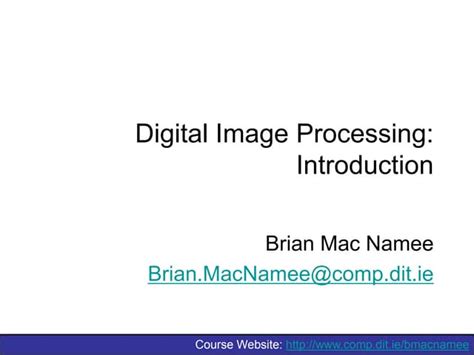 Digital Image Processing Pptx