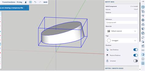 how to connect a tilted circle to a tilted ellipse so it creates a nice smooth conical section