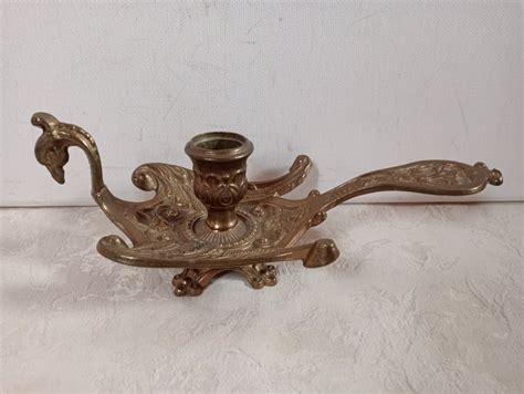 Antiker Kerzenhalter Pfaun Design 289 Gramm Messing Kaufen Auf Ricardo
