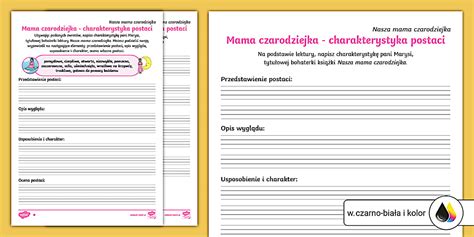 Nasza Mama Czarodziejka Charakterystyka Postaci Twinkl